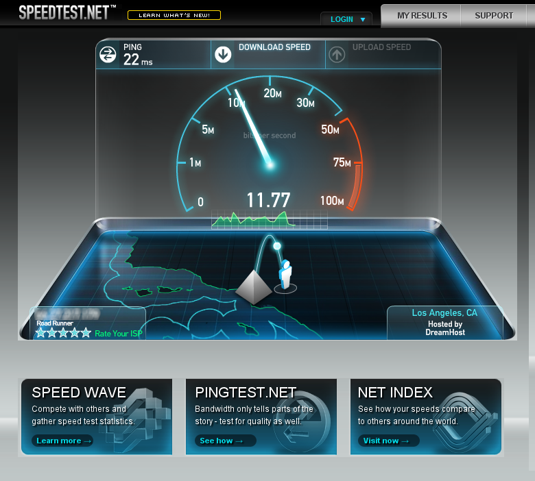 Upstream Speed Test